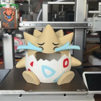 175Togepi波克比纸巾盒 来自 Ikeda MakerWorld：免费下载 3D 模型