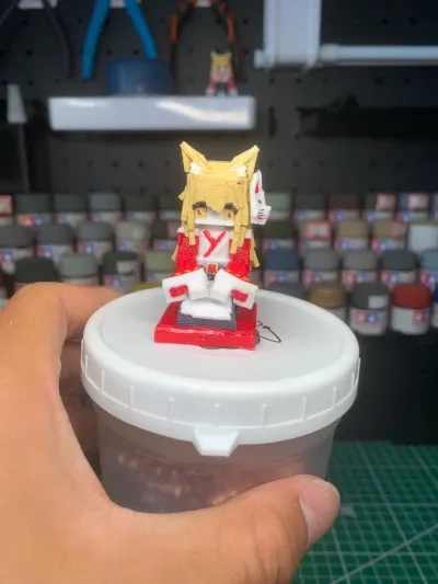 我的世界YSM酒狐蹲坐 来自 十七酱 MakerWorld：免费下载 3D 模型