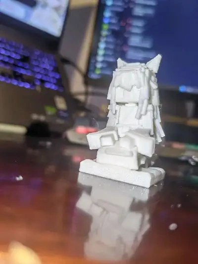 我的世界YSM酒狐蹲坐 - 免费 3D 打印模型 - MakerWorld