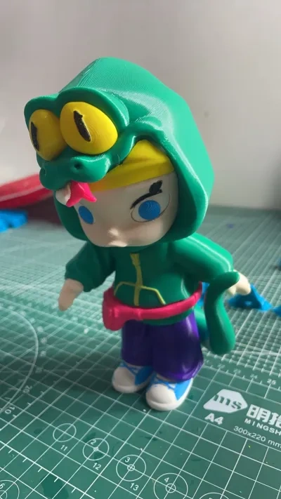 疯狂动物城 盖瑞一条蛇molly 联名（多色分件） 来自 Hoppe MakerWorld：免费下载 3D 模型