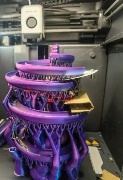 弹珠跑道 003 5 路过山车 v1B 附加组件 来自 MplusM MakerWorld：免费下载 3D 模型