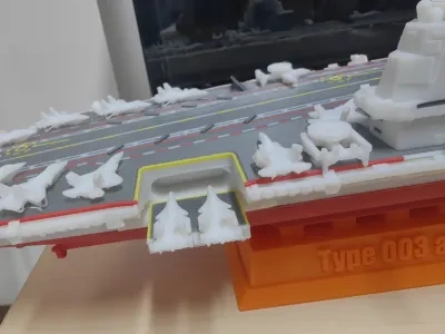 福建舰 1:2000 来自 redghost13 MakerWorld：免费下载 3D 模型