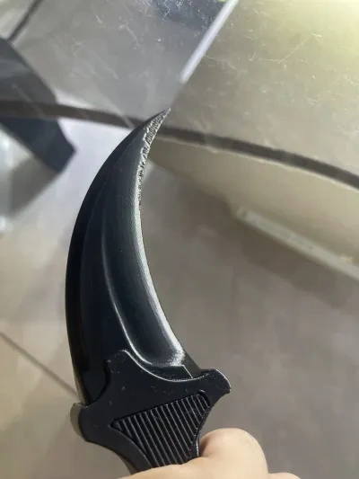 CS：爪子刀（Karambit Knife） 来自 MAXminSCA MakerWorld：免费下载 3D 模型