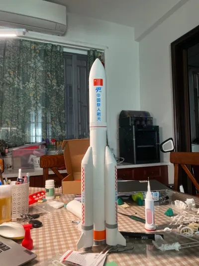 Long March 5B 长征五号B运载火箭（CZ-5B）1：100 - 免费 3D 打印模型 - MakerWorld