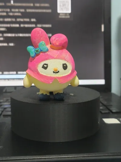 蛋仔派对x三丽鸥01-美乐蒂（更新解压上色视频） 来自 萌阁_ManGo MakerWorld：免费下载 3D 模型
