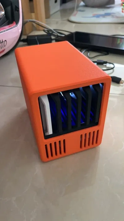 QNASMINI V2 6盘位2.5寸NAS 来自 丫丫赶海MakerWorld：免费下载 3D 模型