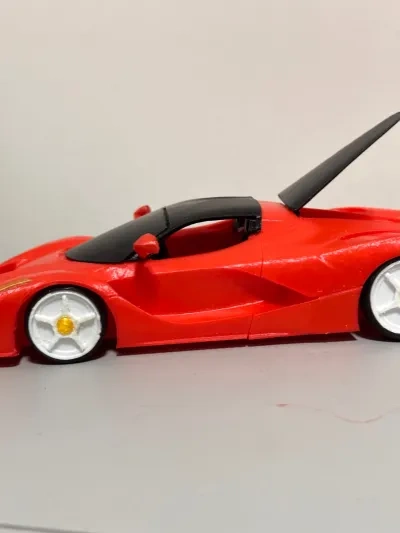 【Ferrari‌ Laferrari】法拉利拉法跑车 1/24车身 带内饰/轮胎可动 来自 SAMPAN棱界复刻 MakerWorld：免费下载 3D 模型