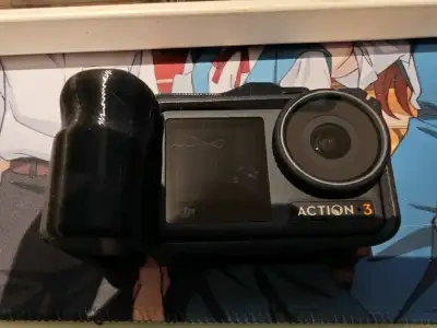 DJI action4 街拍手柄&快门改装套件 来自 Vert Sun MakerWorld：免费下载 3D 模型