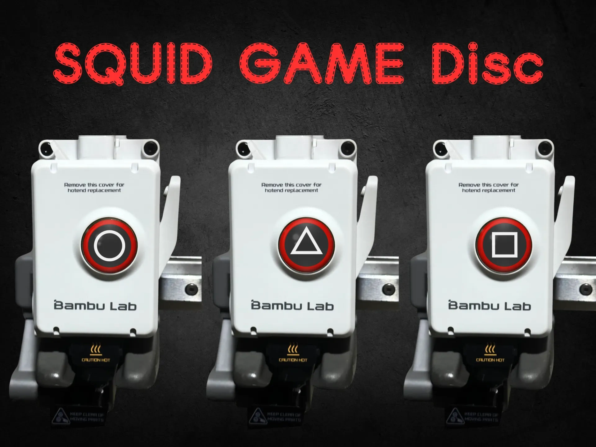 鱿鱼游戏转盘 (适用于A1/A1 mini挤出器单元) 来自 TuTu - MakerWorld