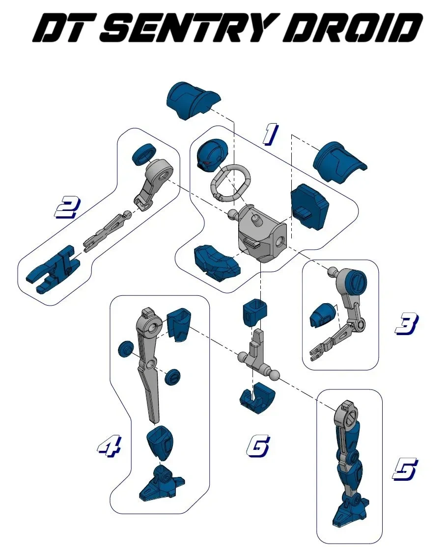 DT Sentry Droid kit card starwars 来自 Willi 3D - MakerWorld