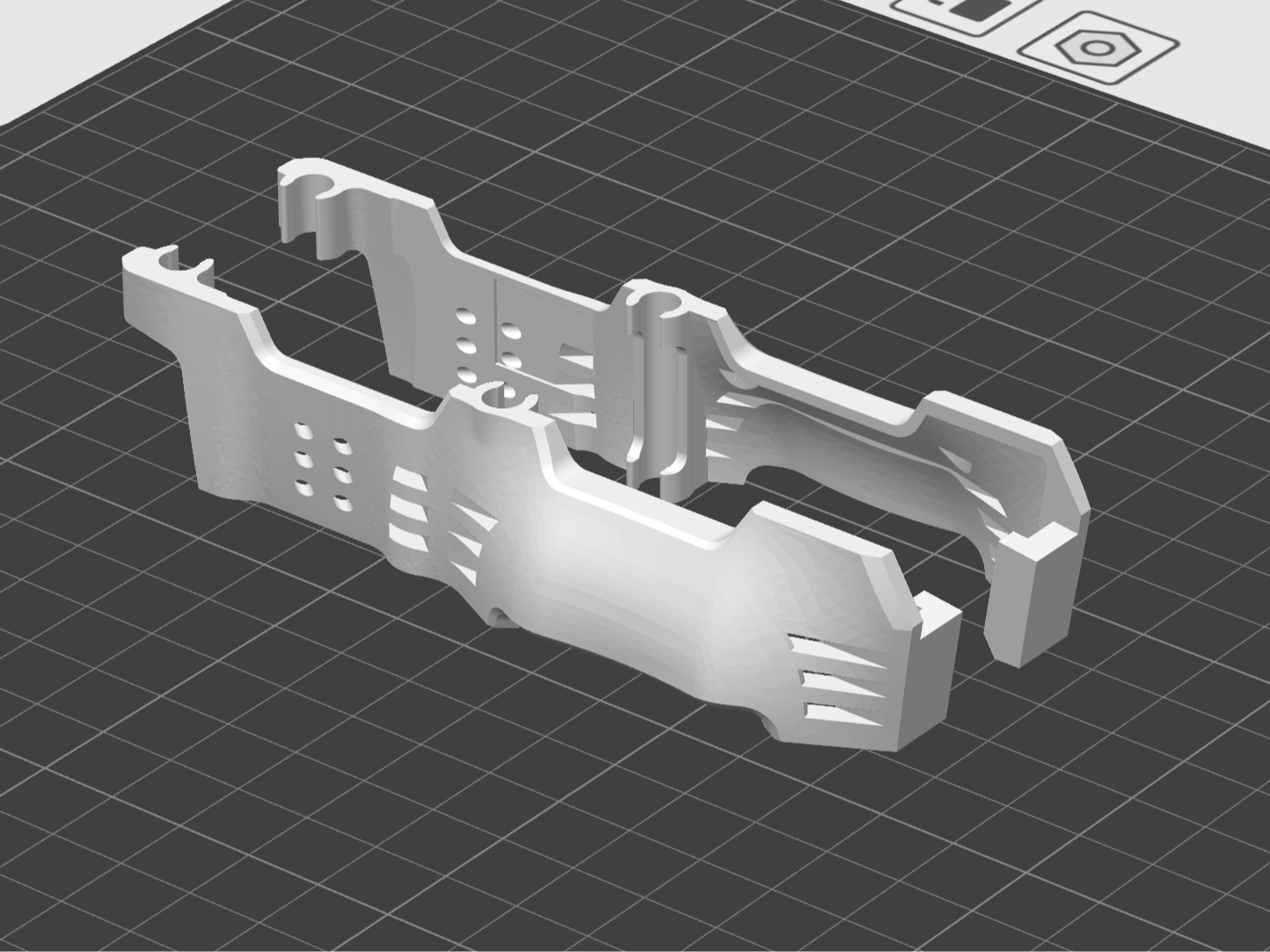 格普Mark5机架侧面护板可拆卸 来自 玩个飞机FPV MakerWorld：免费下载 3D 模型