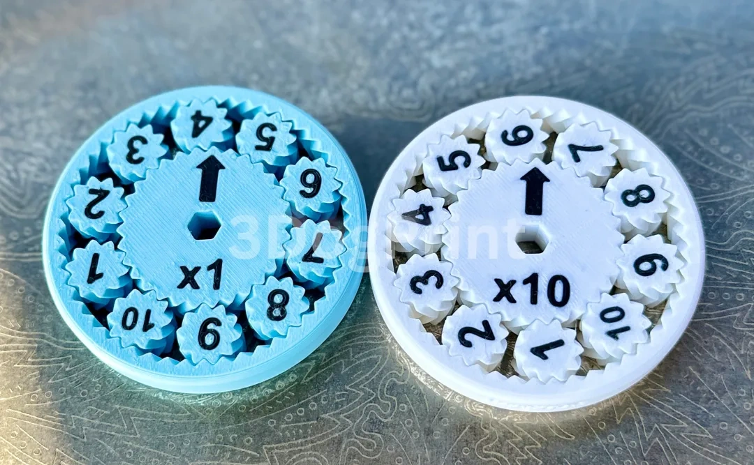 1 and 10 Spinners 来自 3DogPrint - MakerWorld