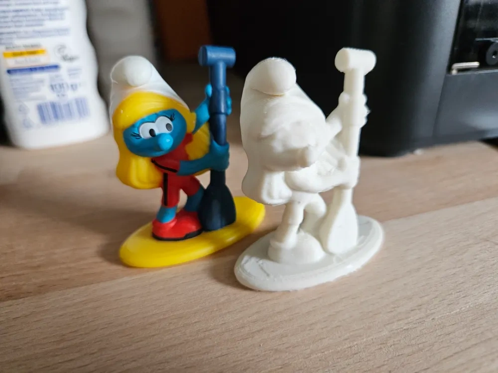 Smurfette figure / sculpture (3D scanned) 来自 3DPrintCess - MakerWorld