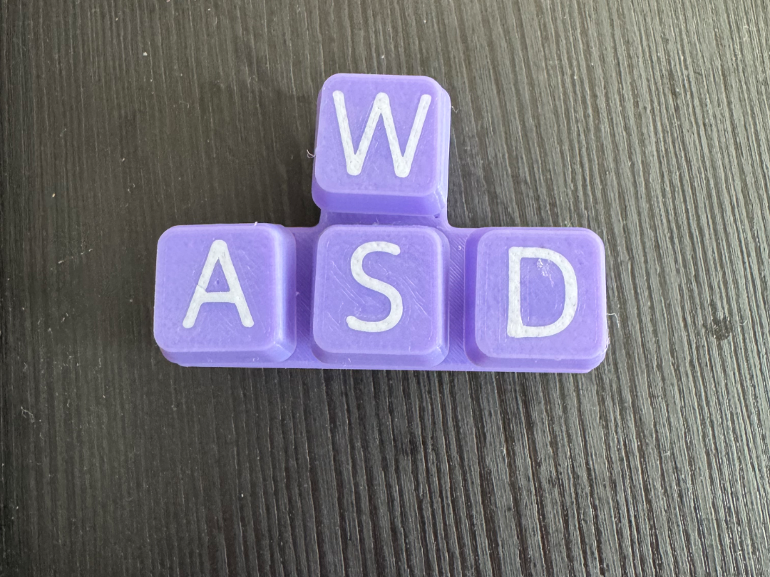 WASD 解压按键 来自 Marvel 3D MakerWorld：免费下载 3D 模型