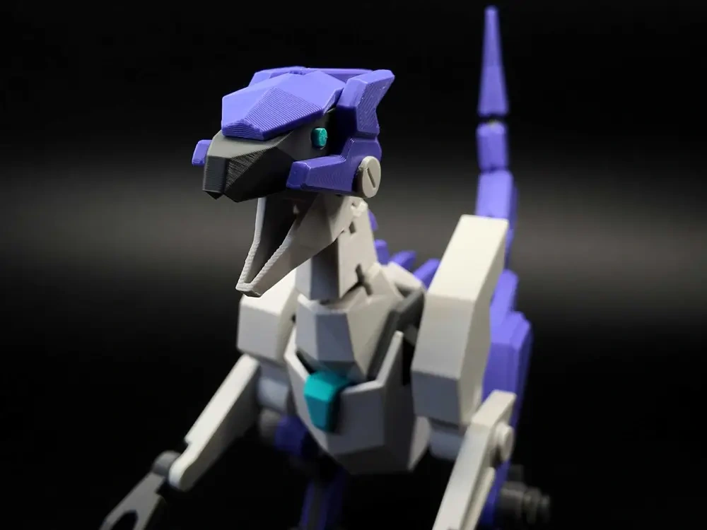 「凯亚星球」谐晶仿生迅猛龙|多关节可动 - 免费 3D 打印模型 - MakerWorld