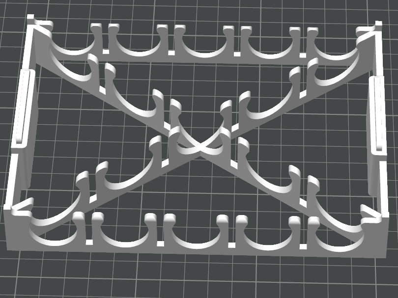 stackable test tube rack (for 20mm diameter) 二次创作 - 来自 user ...