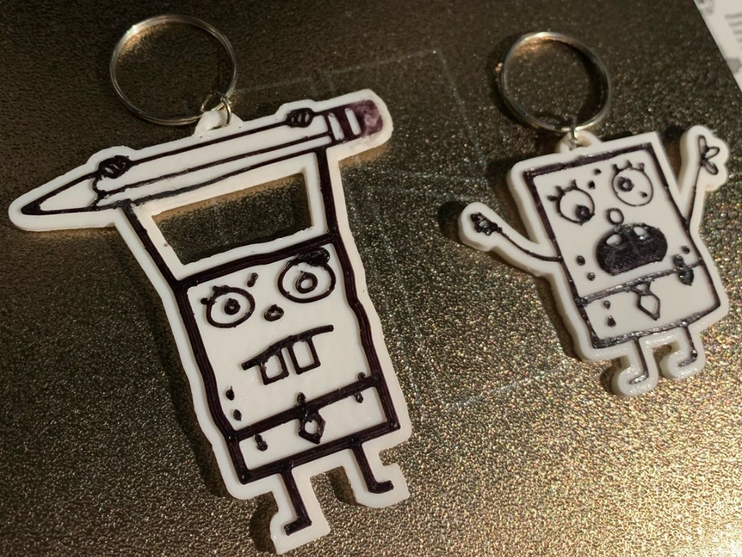 SPONGE BOB DEVIL KEYCHAIN 来自 CREATIVE_DESINGS - MakerWorld