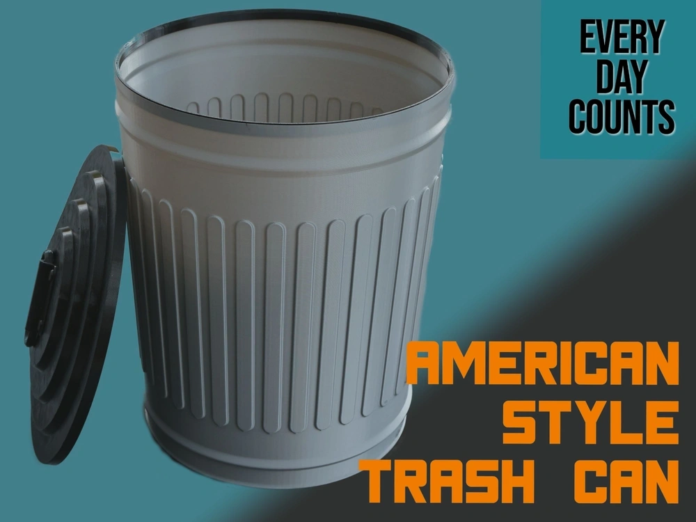 American Style Trash Can 来自 Every Day Counts - MakerWorld