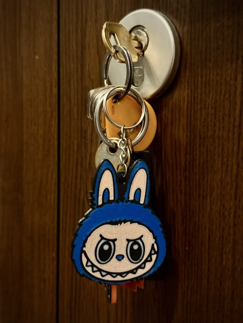 Labubu头部钥匙扣 来自 3DPOINTWORLD MakerWorld：免费下载 3D 模型