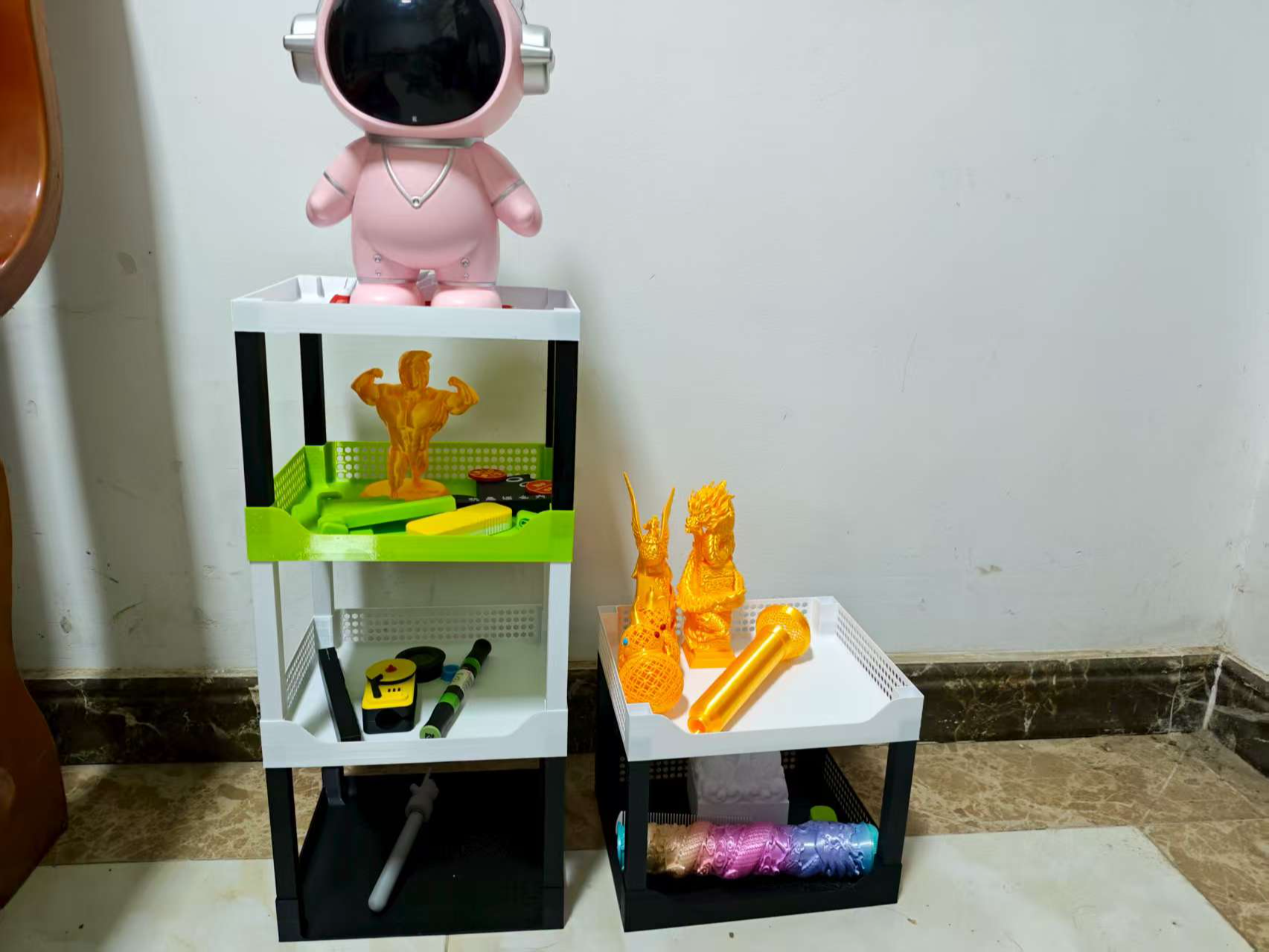 可堆叠置物架 二次创作 - 来自 等枫FDM MakerWorld：免费下载 3D 模型