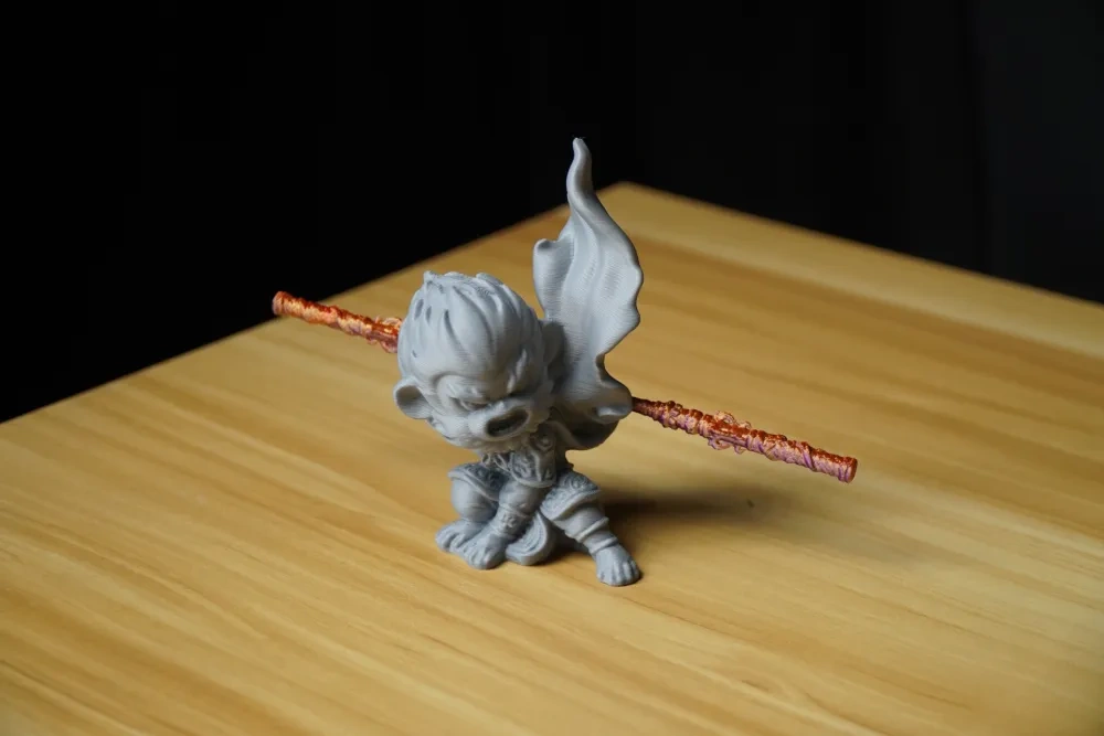 石猴悟空 大圣归来 q版超帅悟空 来自 我是JODGE MakerWorld：免费下载 3D 模型