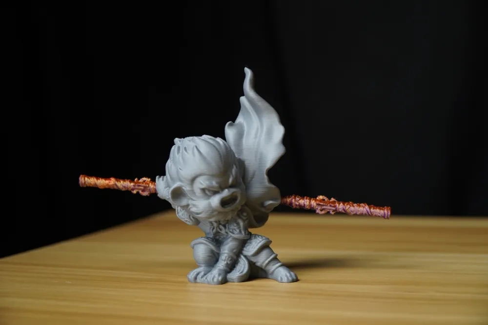 石猴悟空 大圣归来 q版超帅悟空 来自 我是JODGE MakerWorld：免费下载 3D 模型