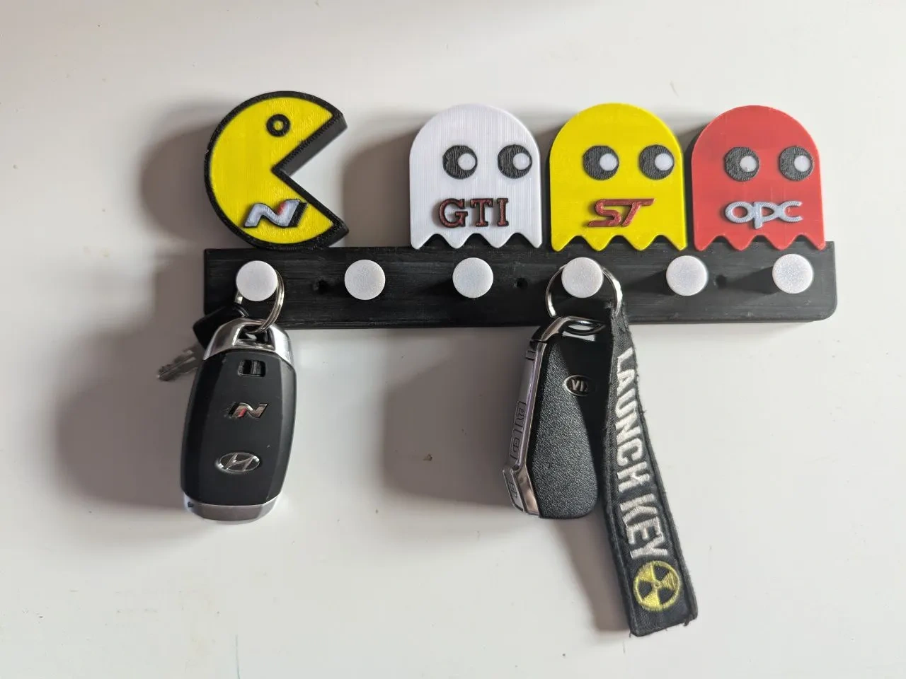 Pacman Keyholder 来自 baumgart05 MakerWorld：免费下载 3D 模型
