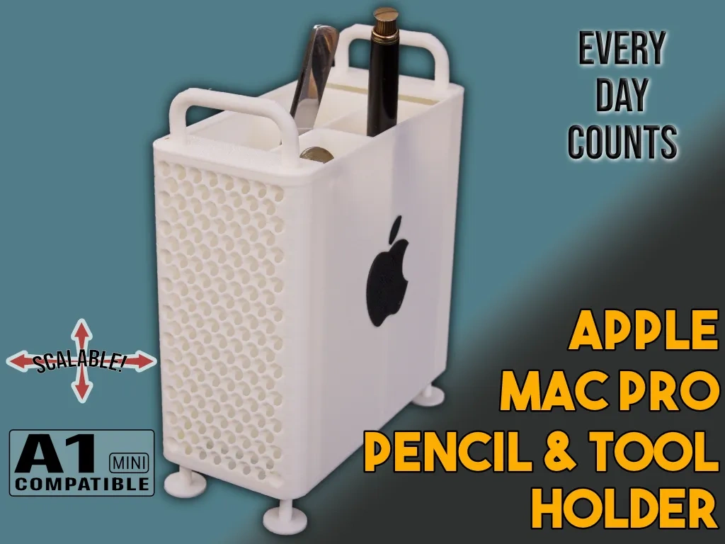 Apple Mac Pro cheese grater pencil & tool holder 来自 Every Day Counts ...