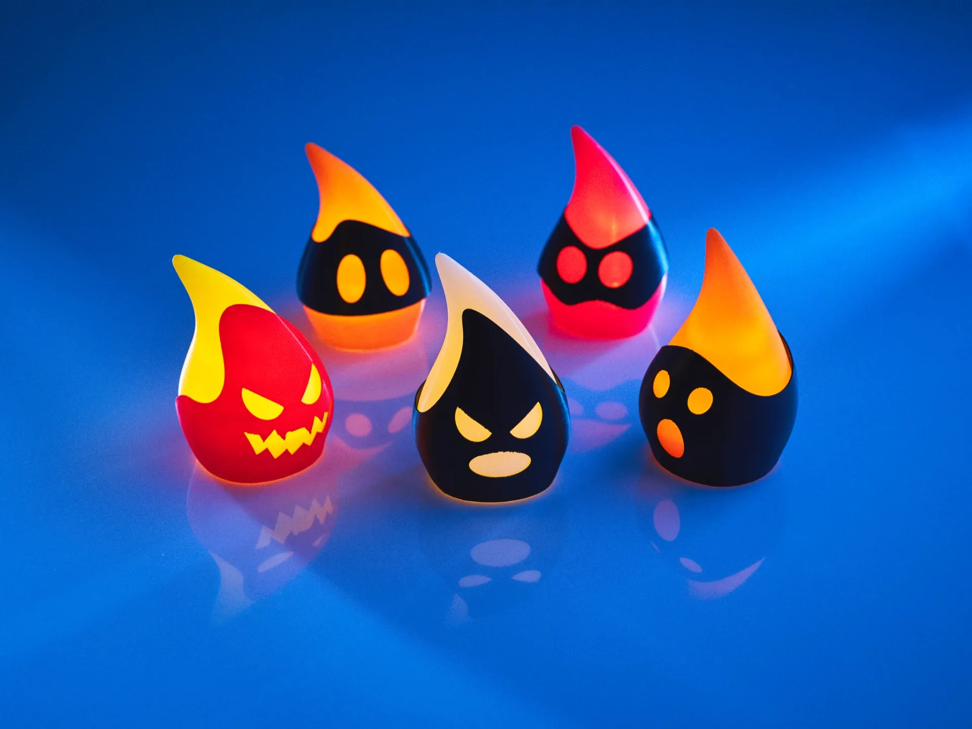 可爱的小火焰恶魔灯 来自 TechNerd - MakerWorld