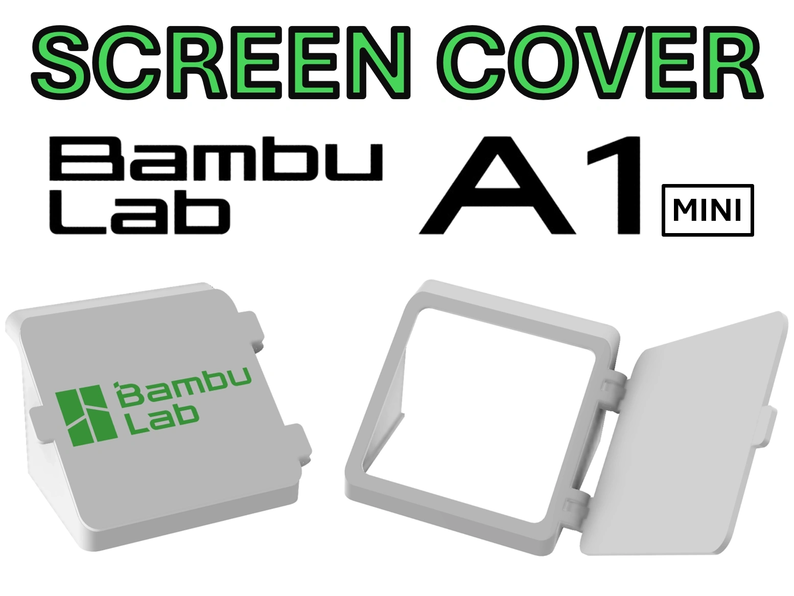 Bambulab A1 mini Screen Cover 来自 DesmoMito - MakerWorld