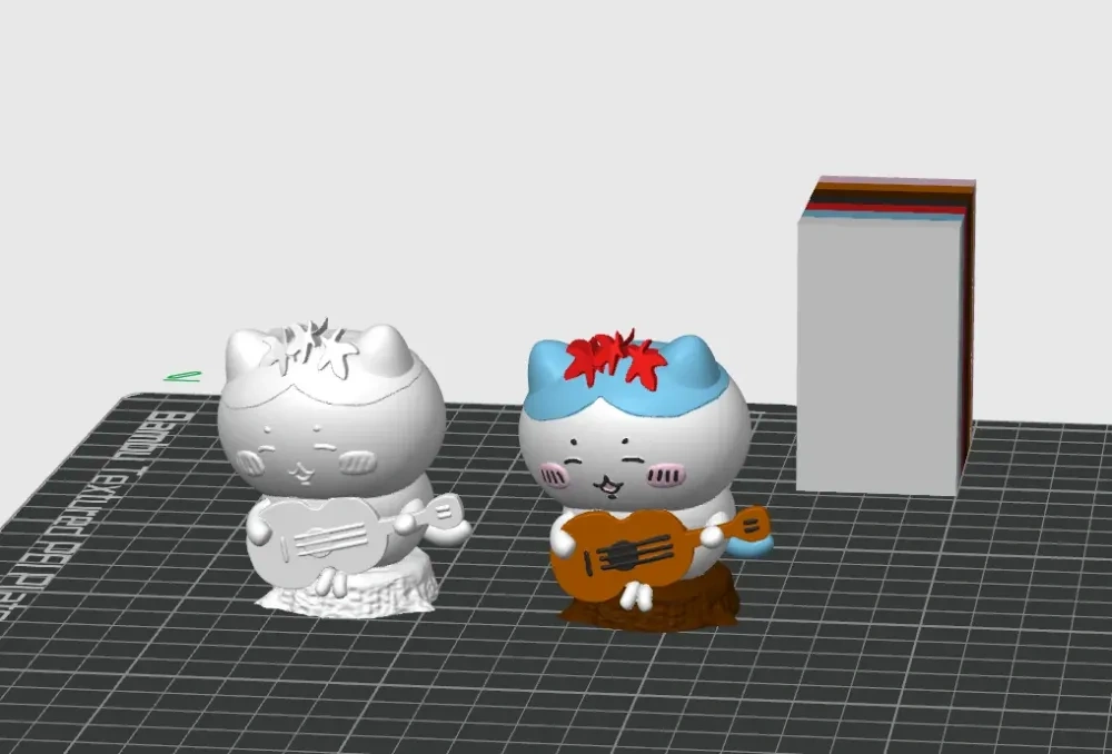 Chiikawa吉伊卡哇Hachiware小八吉它 来自 椰菜哟 MakerWorld：免费下载 3D 模型