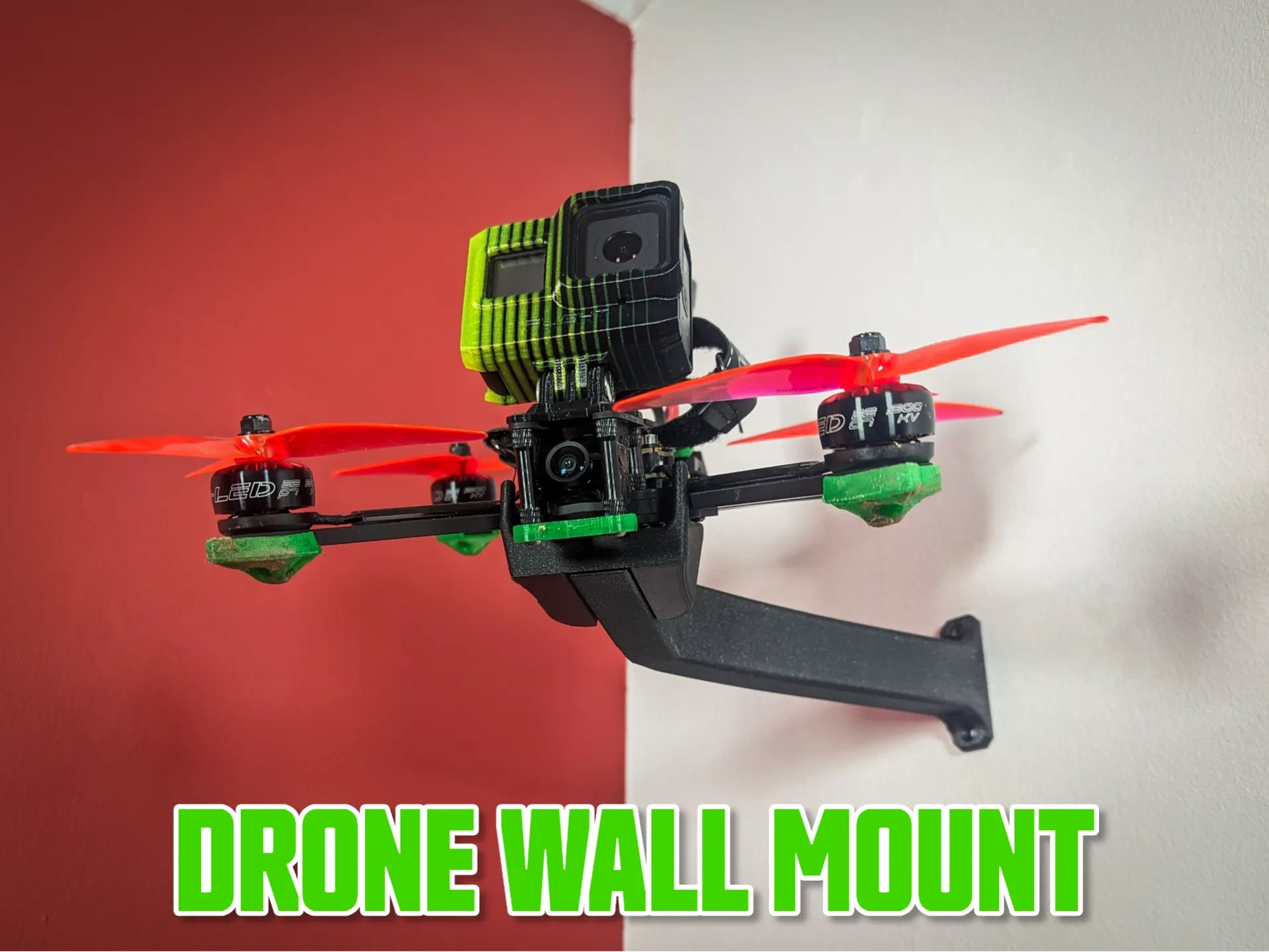 FPV Drone Wall Hanger/Mount 来自 ByteSlinger - MakerWorld