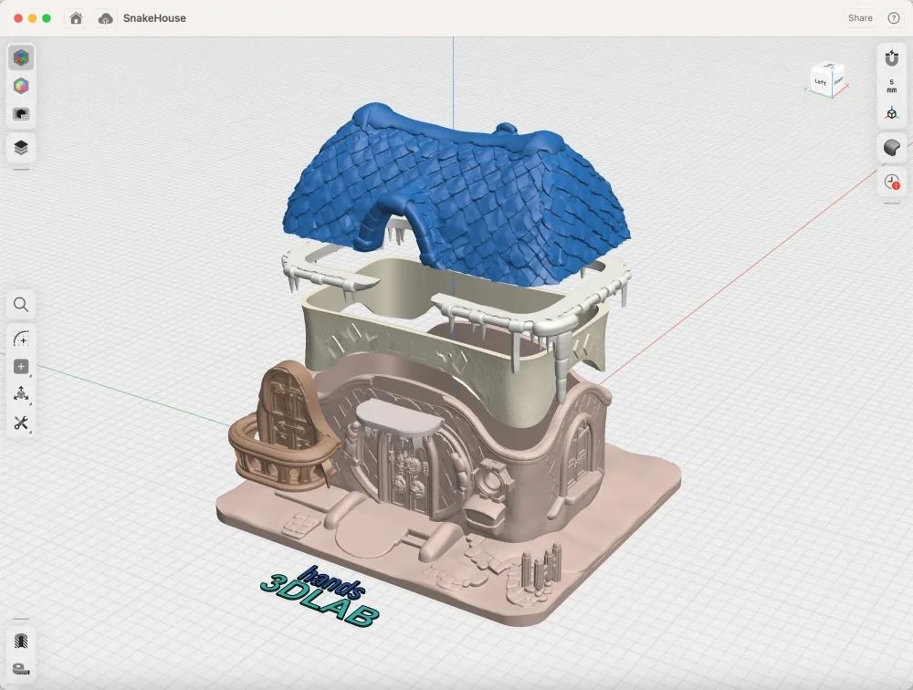 疯狂动物城 盖瑞太奶的蛇屋（圣诞主题版） - 免费 3D 打印模型 - MakerWorld