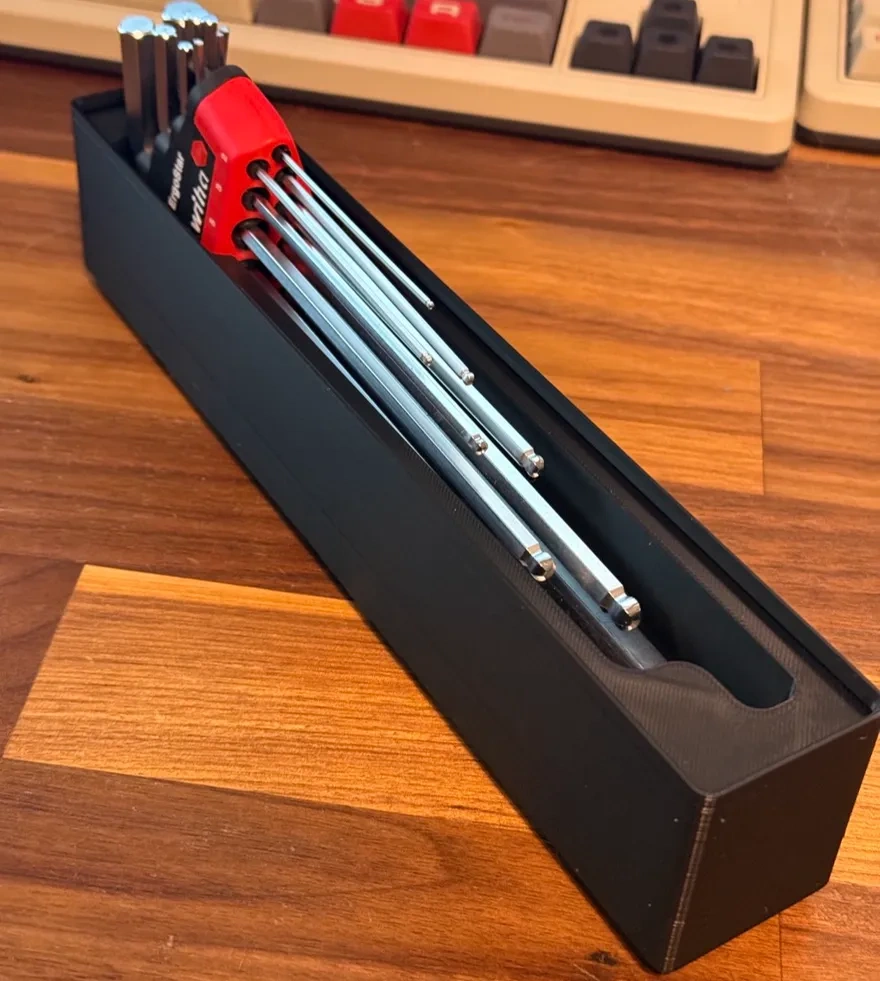 Gridfinity 1x6 维哈Ergostar内六角套筒公制套件 来自 Tydell - MakerWorld