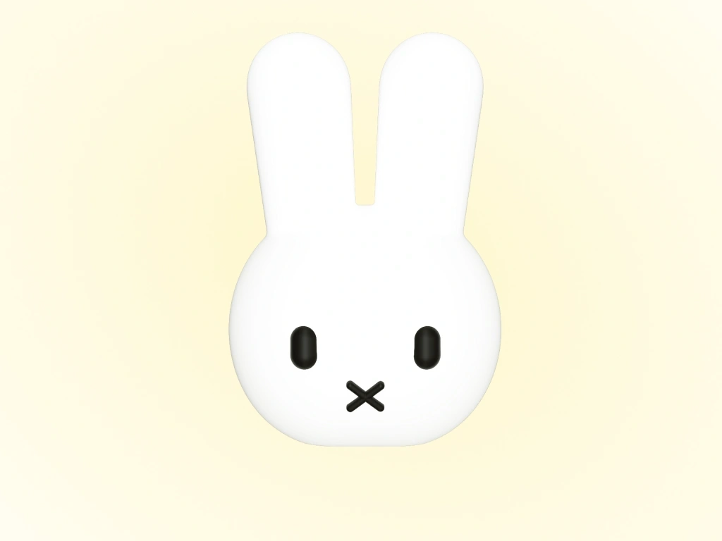 Miffy head 来自 moon_moon - MakerWorld