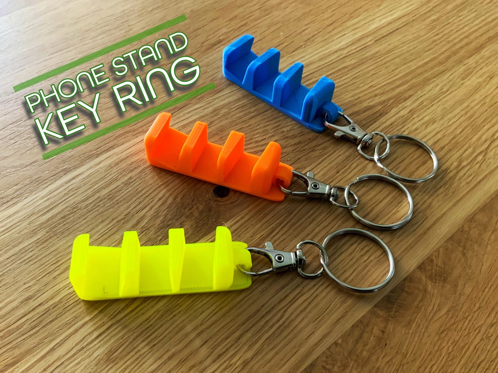 Phone Holder Keyring/Keychain 来自 delibelli - MakerWorld