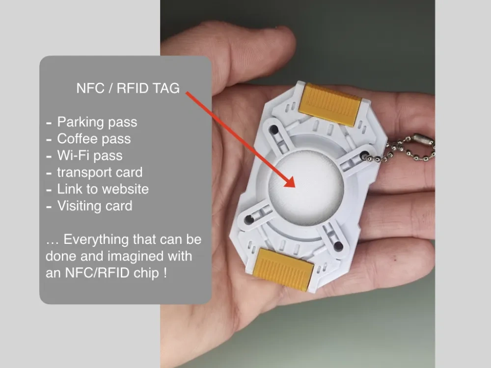 Cortana芯片 NFC / RFID - 免费 3D 打印模型 - MakerWorld