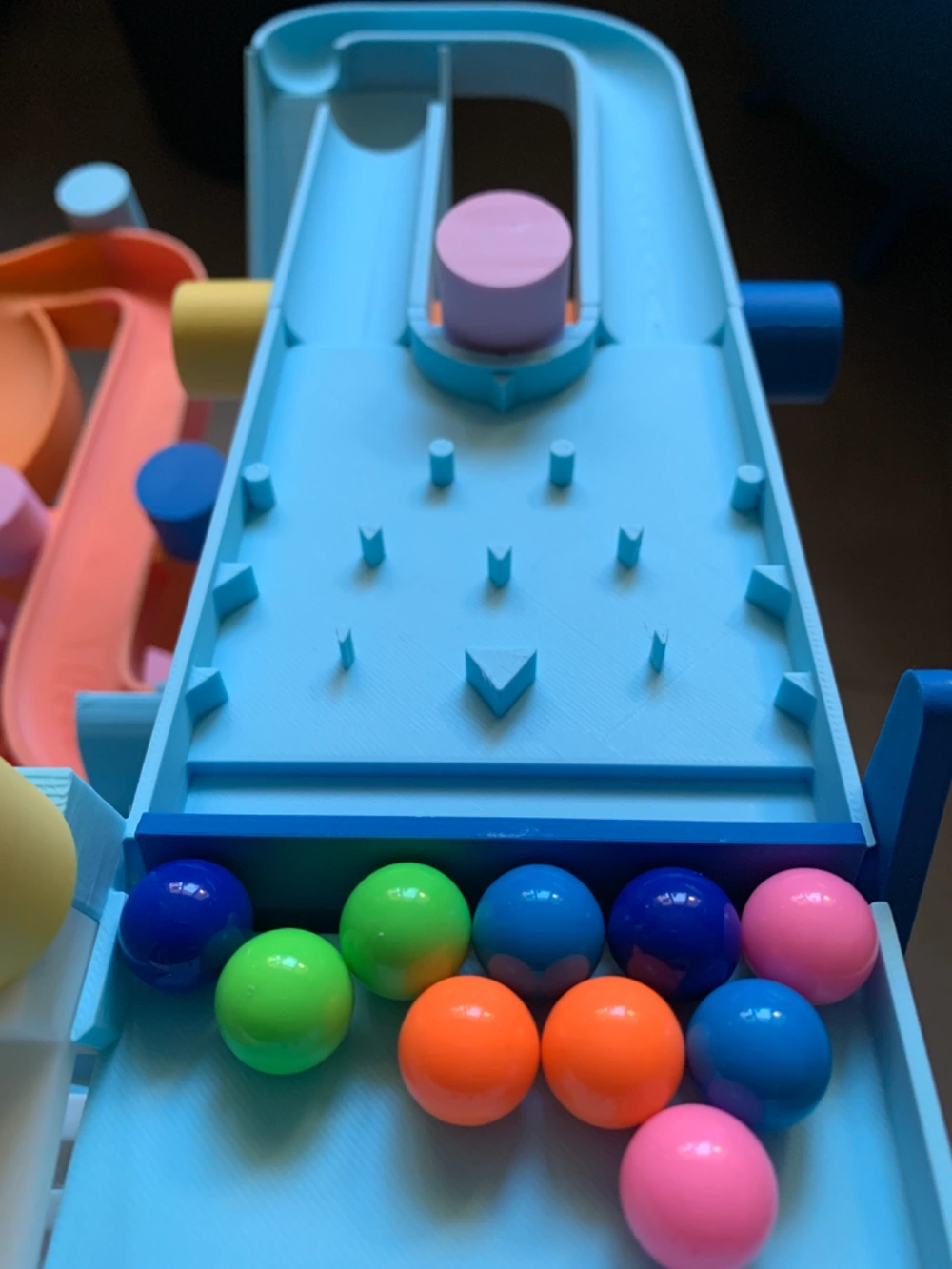 弹珠跑道 003 发射平台 / 重新设计支柱 来自 MplusM - MakerWorld