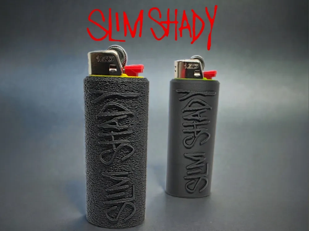 Slim Shady / EMINEM Bic 打火机套 - 免费 3D 打印模型 - MakerWorld