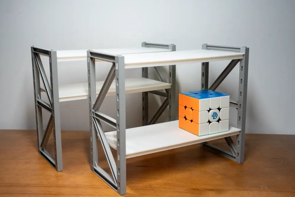 可调高度置物架 height-adjustable shelf 来自 Lyuxxx MakerWorld：免费下载 3D 模型