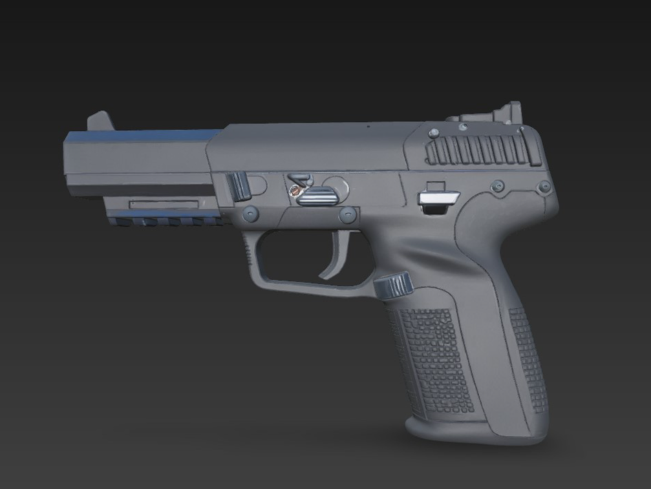 FN57（不可发射摆件） 来自 臭榴莲 MakerWorld：免费下载 3D 模型