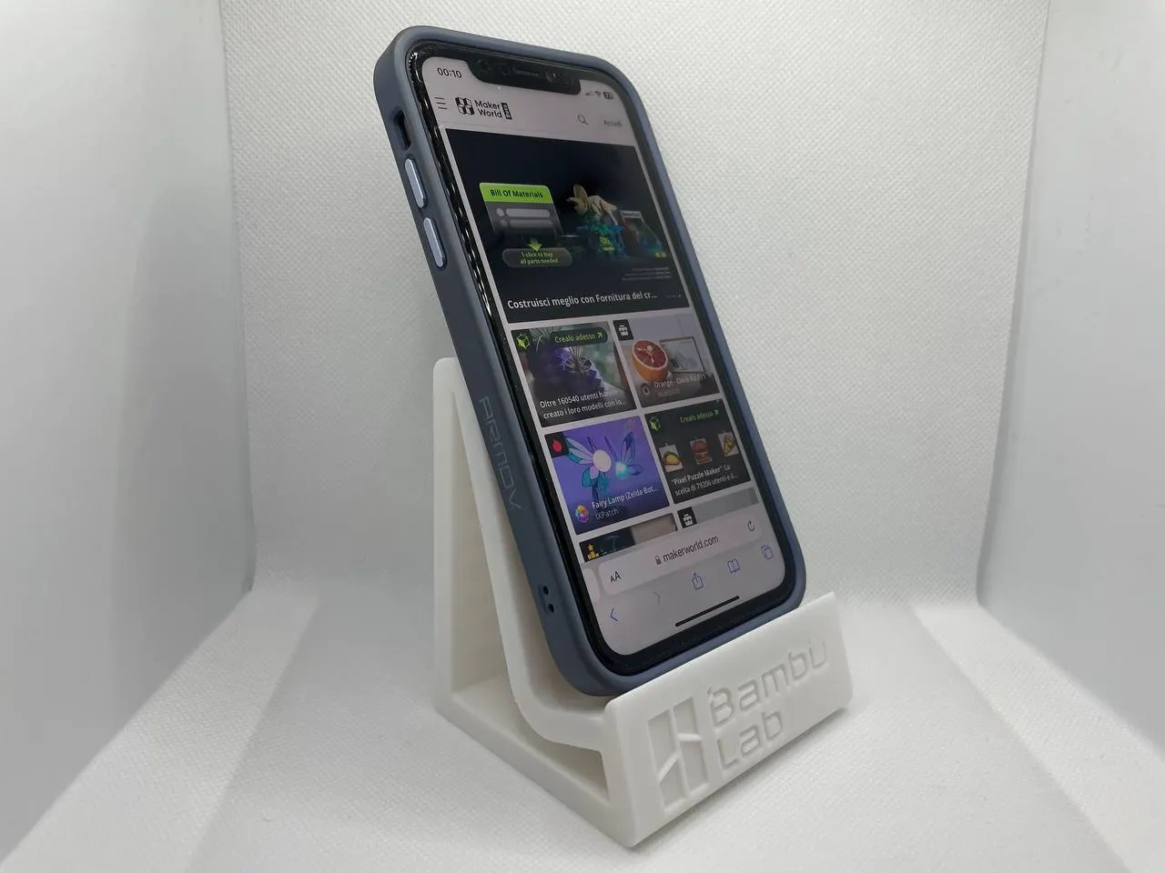 手机支架 Bambu Lab 标志 来自 aqua3D - MakerWorld