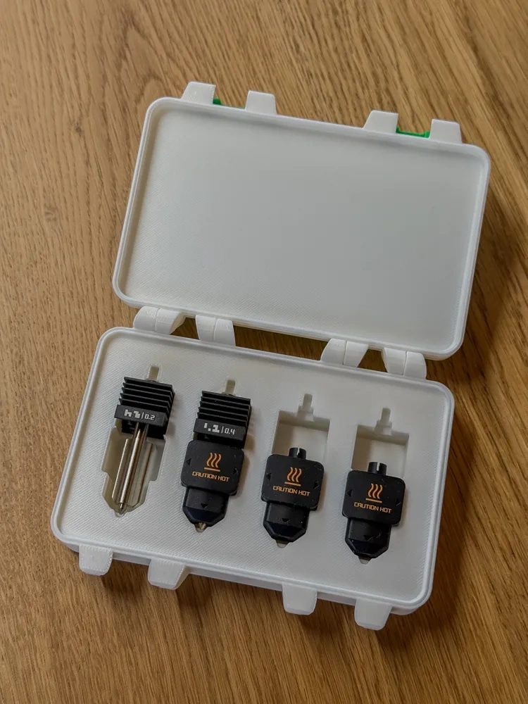 用于四个带硅胶套的H2D/H2S/P2S热端盒子 - 免费 3D 打印模型 - MakerWorld