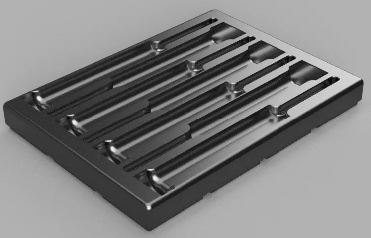Gridfinity 3x4 Screwdriver Tray (7 Slots) 来自 Spennolio - MakerWorld
