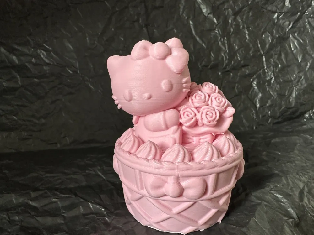 kt小蛋糕 凯蒂猫 - 免费 3D 打印模型 - MakerWorld