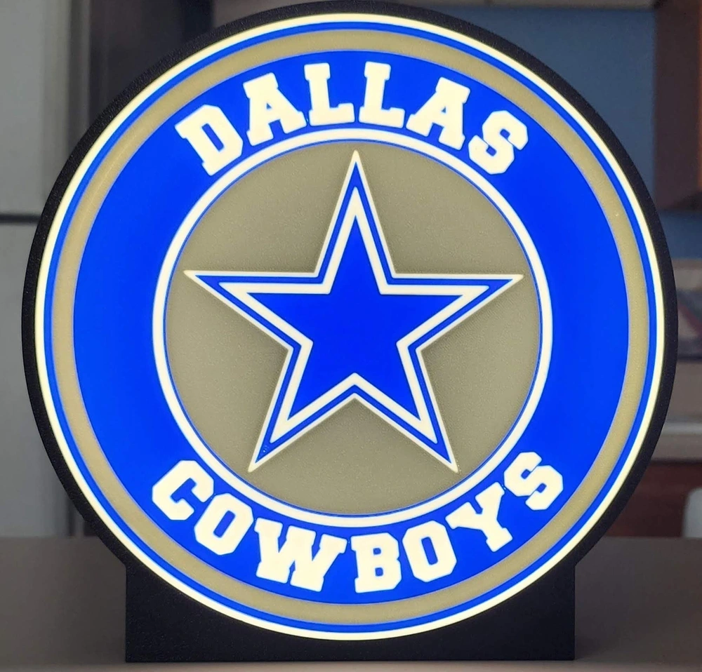 Dallas Cowboys Light box 来自 briankstan - MakerWorld
