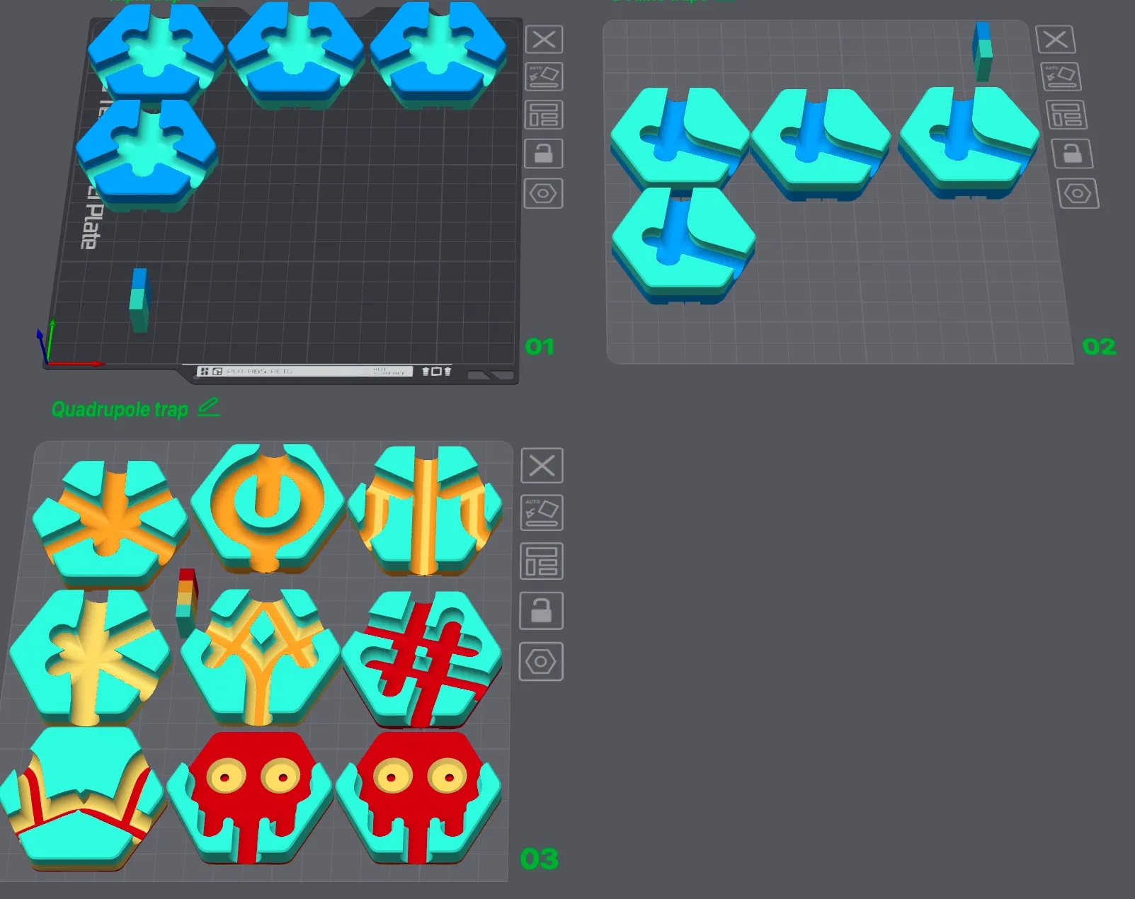 Hextraction D陷阱瓷砖套装 二次创作 - 来自 DomPerignon - MakerWorld