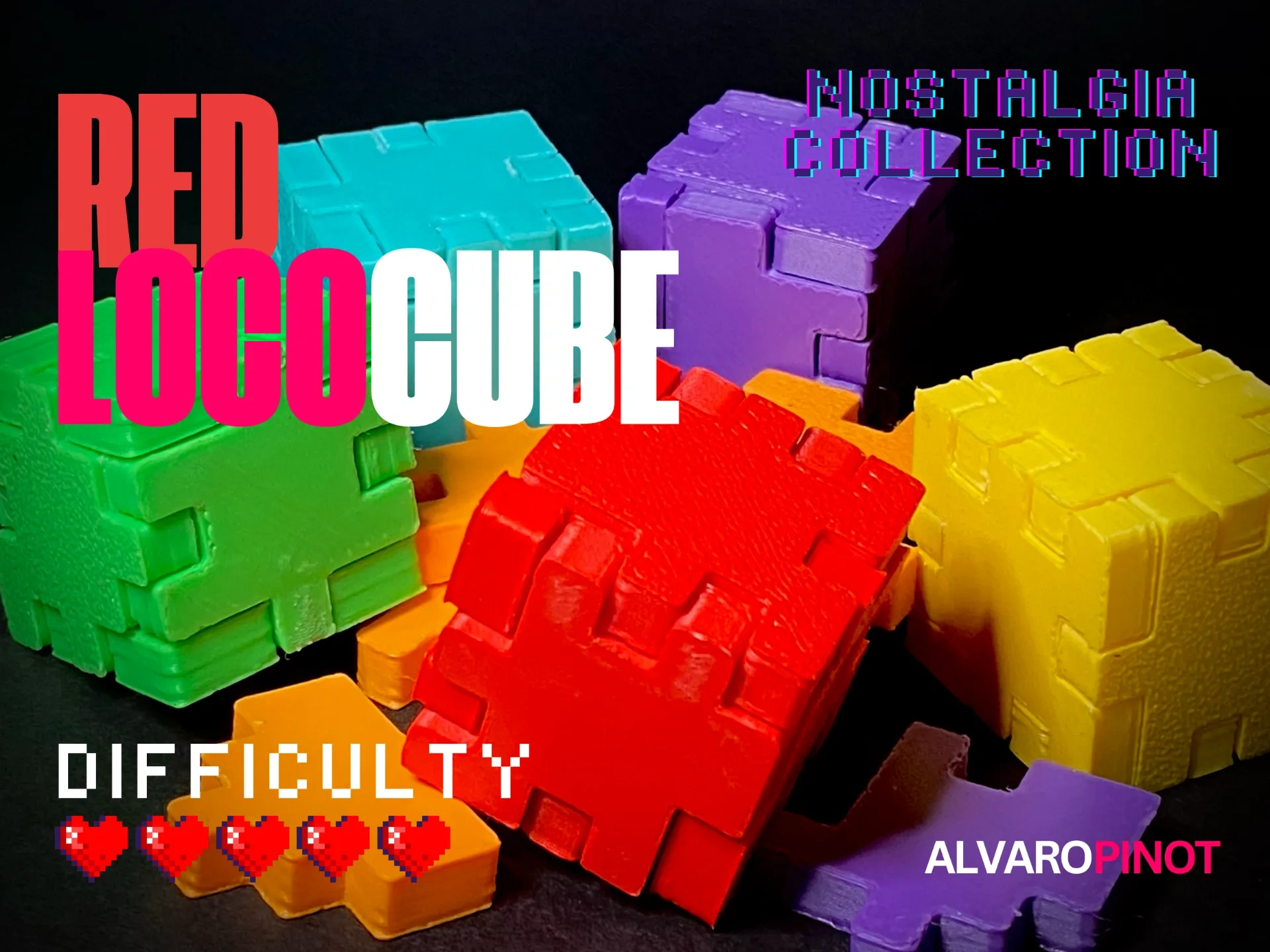 LocoCube益智玩具5-6怀旧复古合集 来自 Alvaro Pinot - MakerWorld