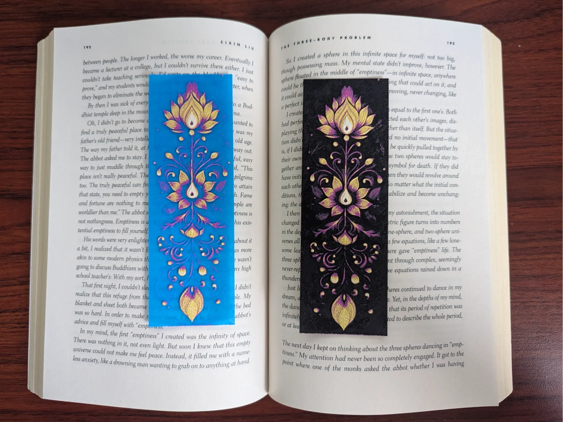 Rangoli Bookmark #4 (Lotus and Lamps) 来自 TheButterThief - MakerWorld