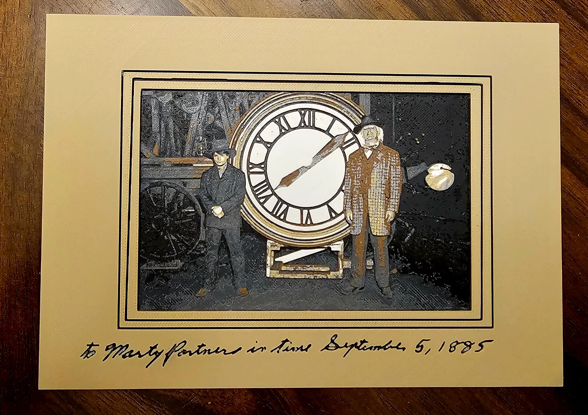 回到未来：HueForge Marty和Doc Clock Tower 1885 来自 220°c - MakerWorld